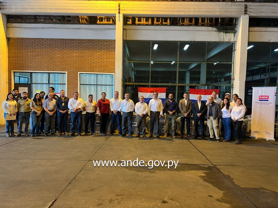 ANDE recibe primera partida de histórica compra de transformadores de ...